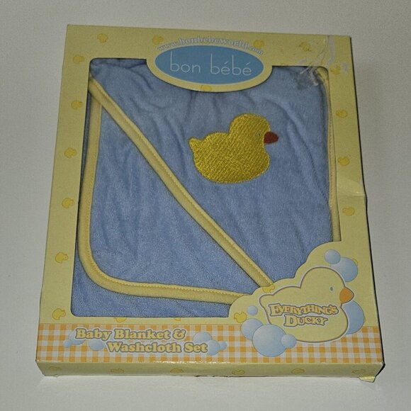 Bon Bebe | Bedding | Vtg Nos Bon Bebe Everythings Ducky Duck Blue ...